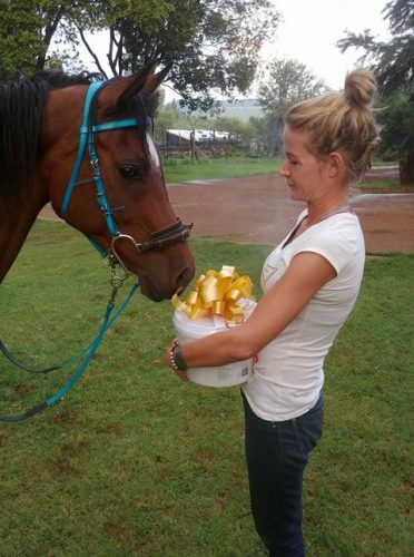 Tabard Competition Winners enjoying their prize! – Neigh-Bours